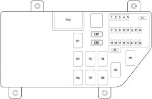 Dodge Intrepid (1998-2004) fuse box diagram